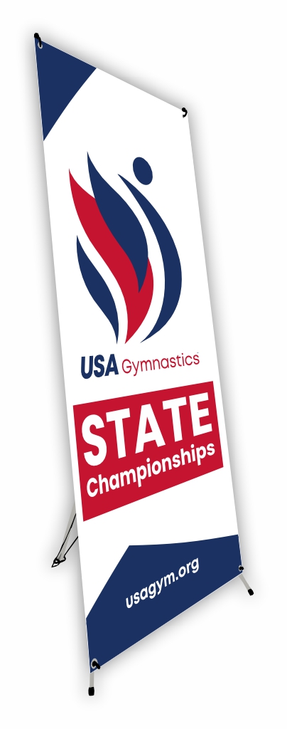 USA Gymnastics Economy Stand Up Banner | A-1 Awards, Inc.